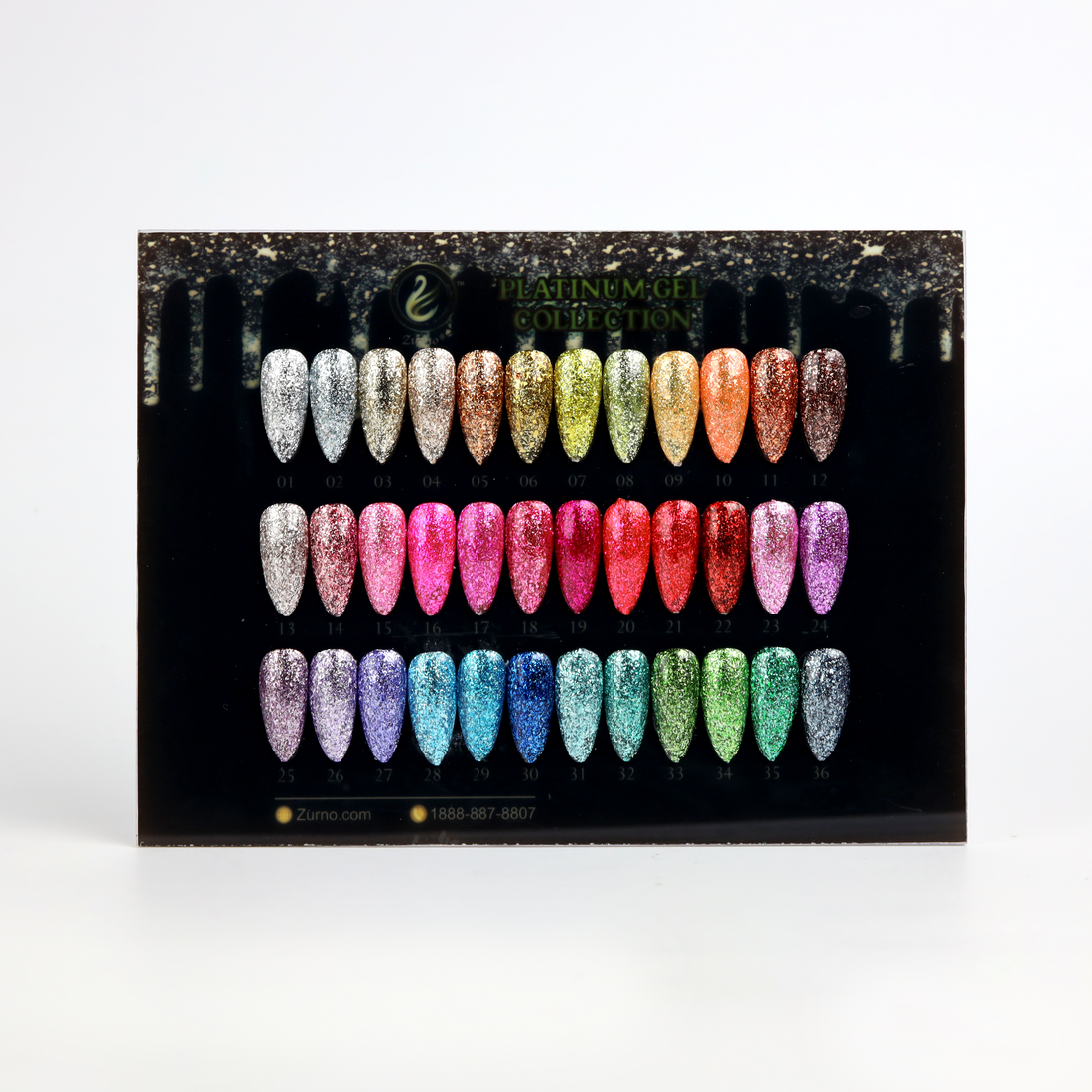 Platinum Gel Polish - 36 Colors Collection – Nailsjobs by Zurno