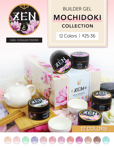 ZEN | Builder Gel Mochidoki Collection #25-#36 – Nailsjobs by Zurno