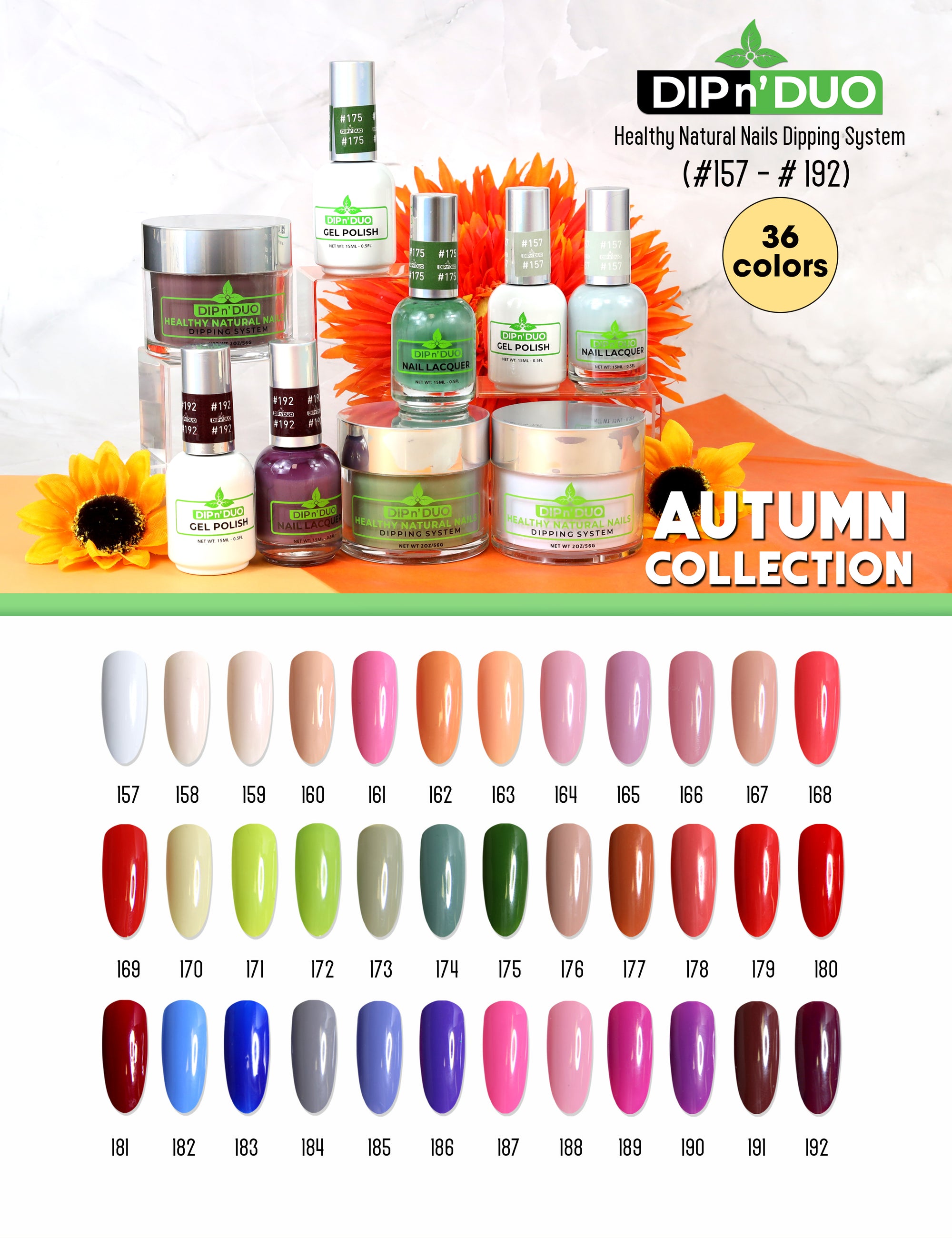 DIP n' DUO - 4-in-1 Matching - Set & Collection – Nailsjobs by Zurno