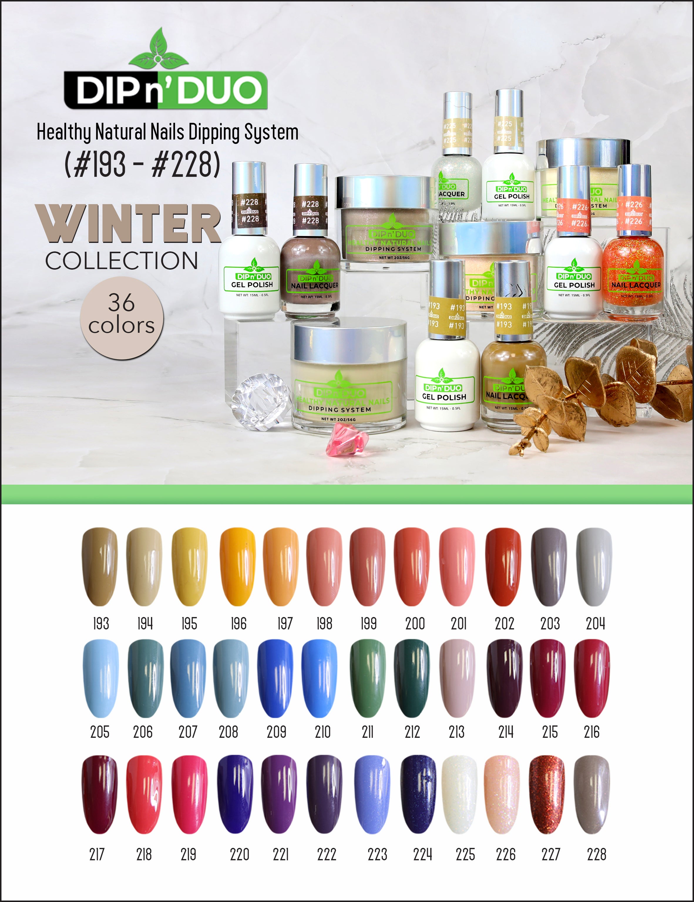 DIP n' DUO - 4-in-1 Matching - Set & Collection – Nailsjobs by Zurno