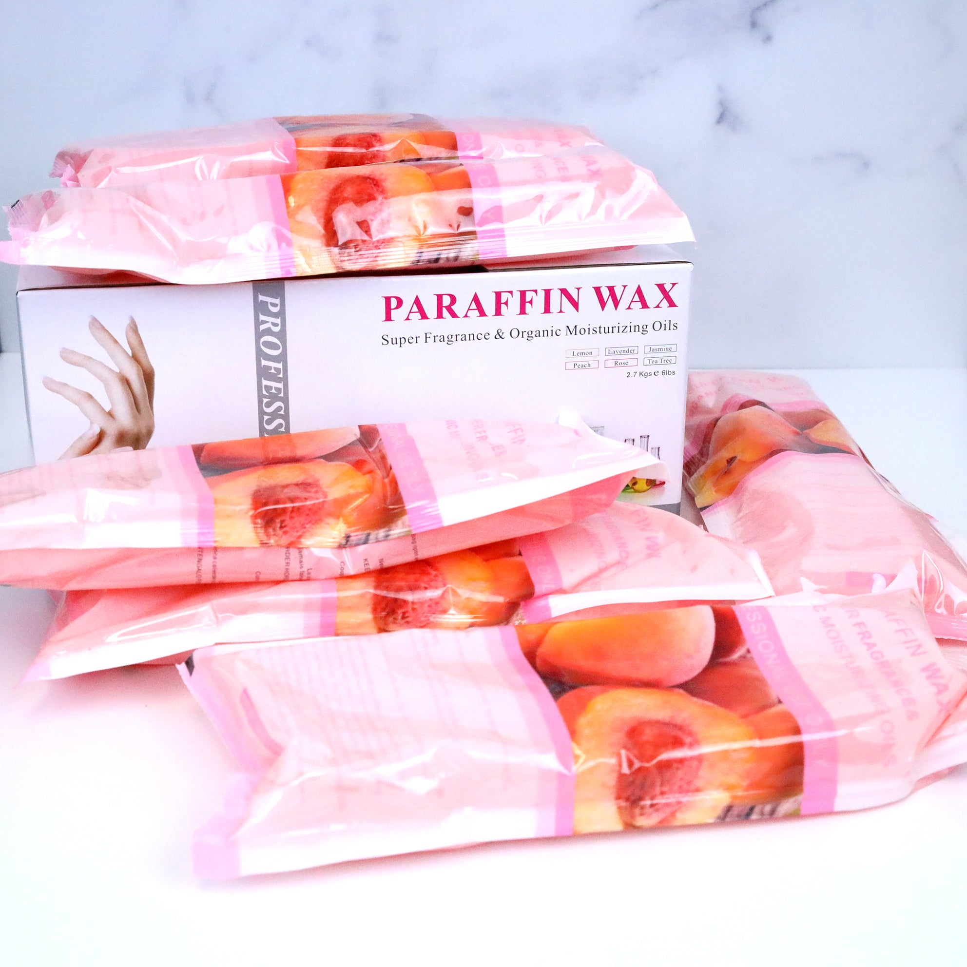 PARAFFIN WAX - 6 lbs/box (Options) – Nailsjobs by Zurno