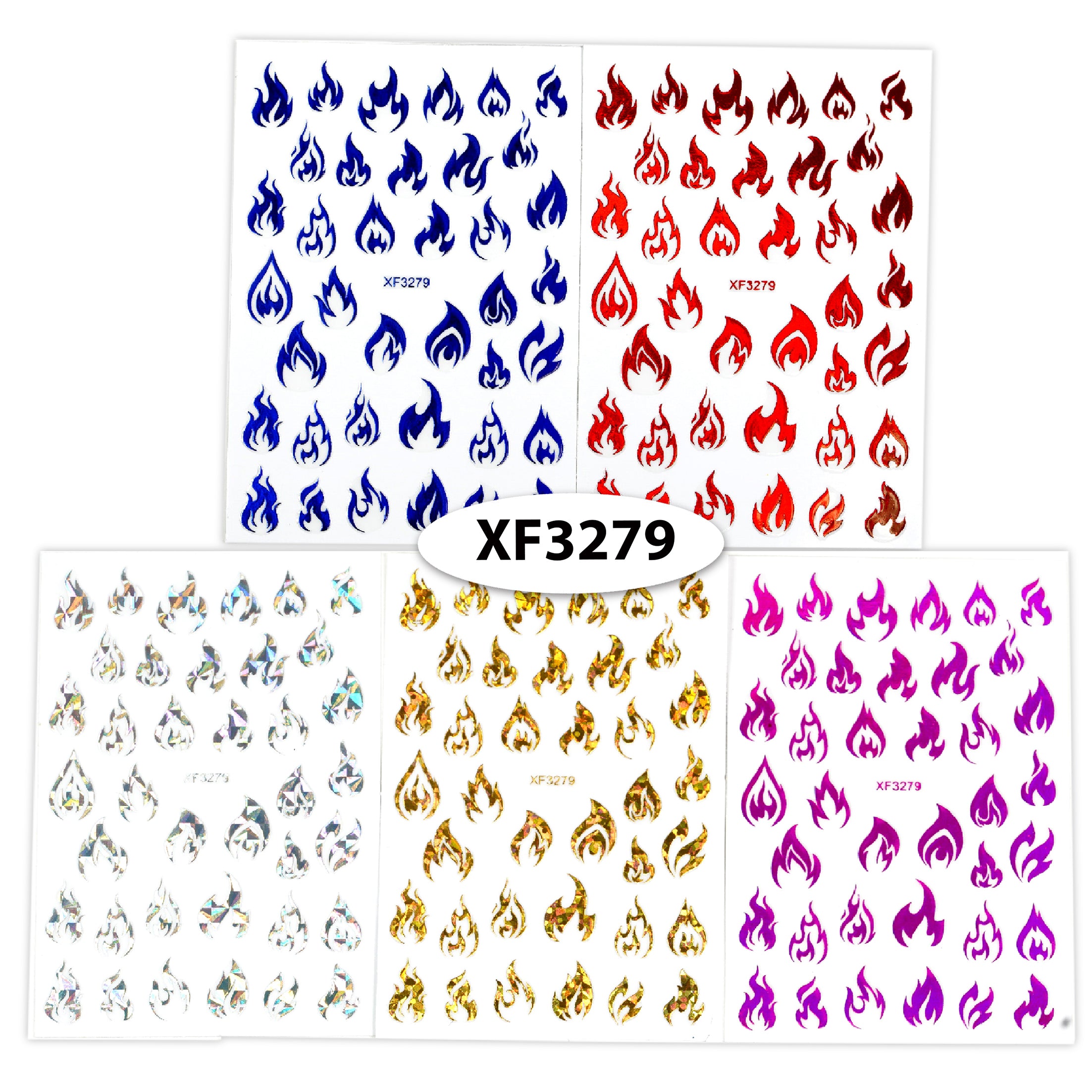 Flame Sticker – Nailsjobs by Zurno